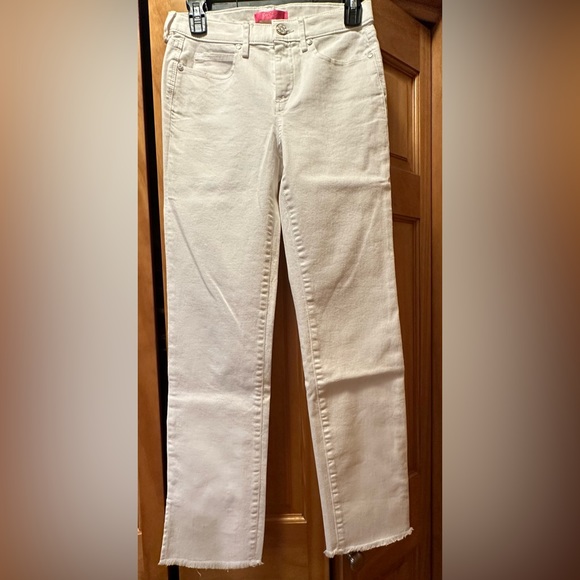 Lilly Pulitzer | Jeans | Nwt Lilly Pulitzer Size White Nolynn High Rise ...